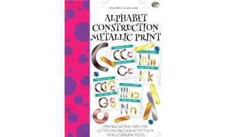 Alphabet Construction Color Print by Teach Simple