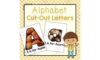 Alphabet Letter Posters | Letter of the Week Activity Book by Teach Simple