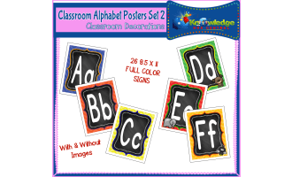 Number Posters Set 1 - Classroom Decorations - EBOOK by Teach Simple