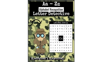 Math Alphabet Posters by Teach Simple