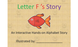 Alphabet Story Book | Letter X Interactive Book by Teach Simple