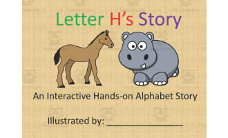 Alphabet Story Book | Letter M Interactive Book by Teach Simple