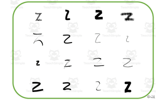 Alphabet Visual Cards - Letter O Mats by Teach Simple