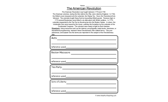 Patriotic Symbols Worksheet by Teach Simple