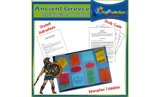 Ancient Greece Lapbook / Interactive Notebook - EBOOK by Teach Simple