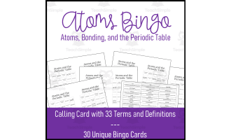 Chemical Reaction Bingo Vocabulary Game by Teach Simple