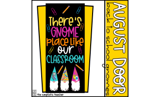 August Back to School Pop-It Door Kit or Bulletin Board Set by Teach Simple