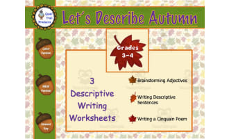 Summer Descriptive Writing Activities by Teach Simple