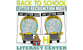 Easter Alphabet Seek and Find Mats with Rabbits by Teach Simple