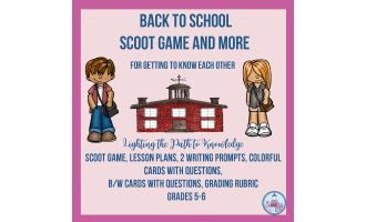 Spanish SCOOT Game and Flash Cards by Teach Simple