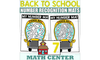 Back to School Letter Recognition Seek and Find Mats by Teach Simple