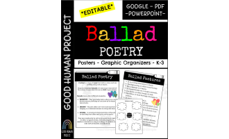 Ode Poetry Writing | Posters & Graphic Organizers by Teach Simple