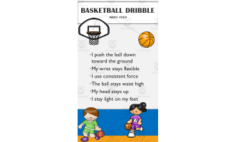 Basketball Dribble Rubric by Teach Simple