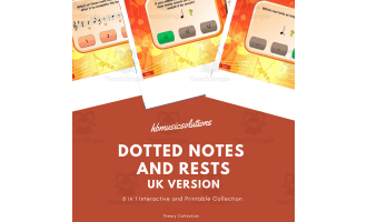 Beginner Music Theory: Dotted Notes and Rests - US Version by Teach Simple