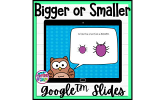 Taller or Shorter Google Slides by Teach Simple