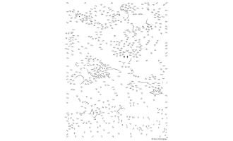 Bear Extreme Dot-to-Dot / Connect the Dots PDF by Teach Simple