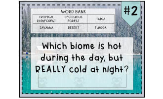 Aquatic Biomes Activity for Google Classroom by Teach Simple