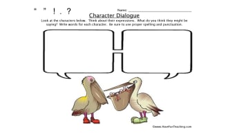 Pronouns Dialogue Worksheet by Teach Simple