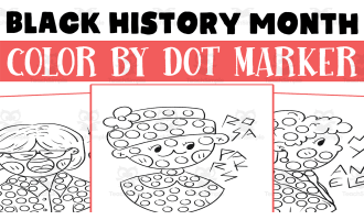 Black History Month How to Draw, African History Dot to Dot Coloring ...