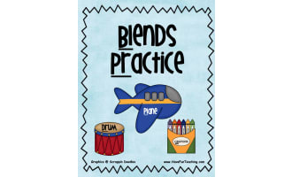 Consonant Blends Flash Cards by Teach Simple