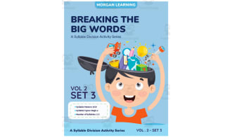 Breaking the Big Words | Syllable Division Flash Cards Set 4: V/V by ...