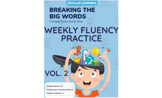 Breaking the Big Words | Weekly Fluency Practice Volume 1 by Teach Simple