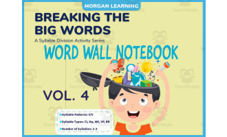 Breaking the Big Words | Weekly Fluency Practice Volume 4 by Teach Simple