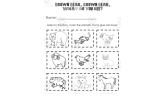 Brown Bear Scavenger Hunt - Back to School Activity by Teach Simple