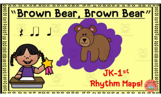 Brown Bear Scavenger Hunt - Back to School Activity by Teach Simple