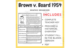 Brown v. Board of Education | Comprehension Questions by Teach Simple