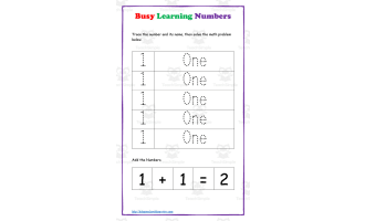 Busy Counting Buttons Worksheet by Teach Simple