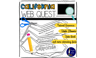 Oklahoma WebQuest Printable Book by Teach Simple