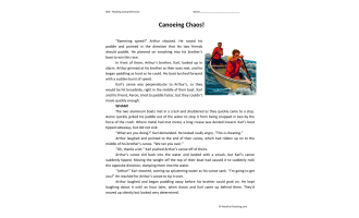 My First Airplane Trip Reading Comprehension Worksheet by Teach Simple