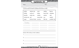 Writing Sentences Printable Workbook by Teach Simple