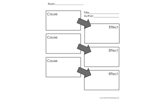 Write Cause and Effect Worksheet by Teach Simple