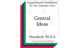 Main Ideas (CCSS RI.5.2): Supplemental Worksheets for the Common Core ...