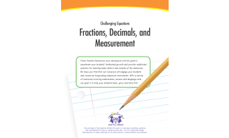 Fractions, Decimals, and Percents Printable Workbook by Teach Simple