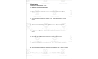 Chemistry: Mole Conversion Practice by Teach Simple
