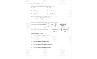 Chemistry: Molarity Practice by Teach Simple