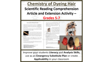 Chemistry of Cosmetics - Digital Science Reading Article - Grades 5-7 ...