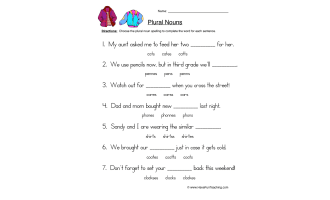 Choosing Homophones Worksheet by Teach Simple