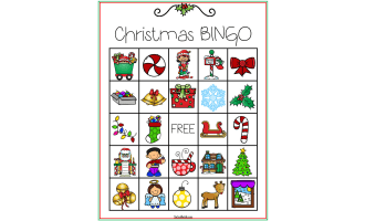 Christmas Bingo Cards and Memory Game - FULL PAGE - Printable - Up to ...