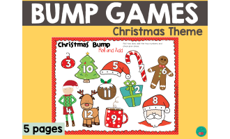 Summer Addition Bump Game by Teach Simple