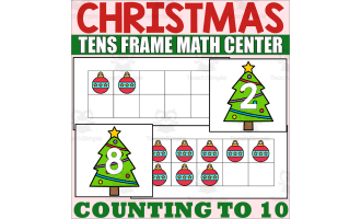 100th Day of School Math Center - Fill the Ten Frames by Teach Simple