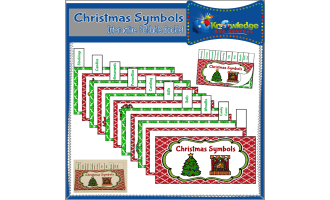 Christmas Symbols Lapbook / Interactive Notebook - EBOOK by Teach Simple