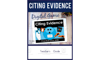 Citing Evidence PowerPoint + Guided Notes by Teach Simple