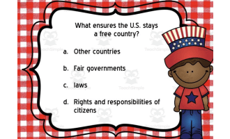 Citizens' Rights Task Cards by Teach Simple