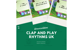 Halloween Team Quiz Music Activity - UK and US Version by Teach Simple