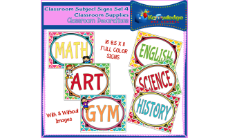 Classroom Subject Signs Set 1 - Classroom Decorations - EBOOK by Teach ...