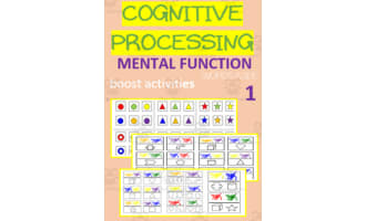 Cognitive Processing | Mental Function Boost Activities - COLORED 6b by Teach Simple